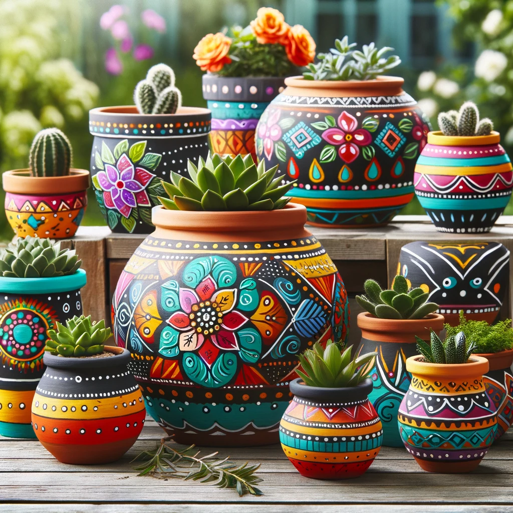 DIY Painted Terracotta Pot – DIY Deedee